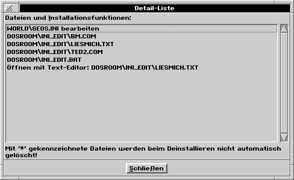 GEOS-InfoBase / Universal Installer